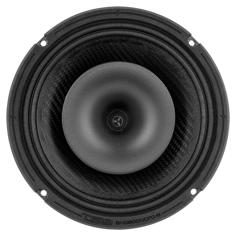 8" Neodymium Coaxial Hybrid Mid-Bass Water resistant Carbon Fiber Cone