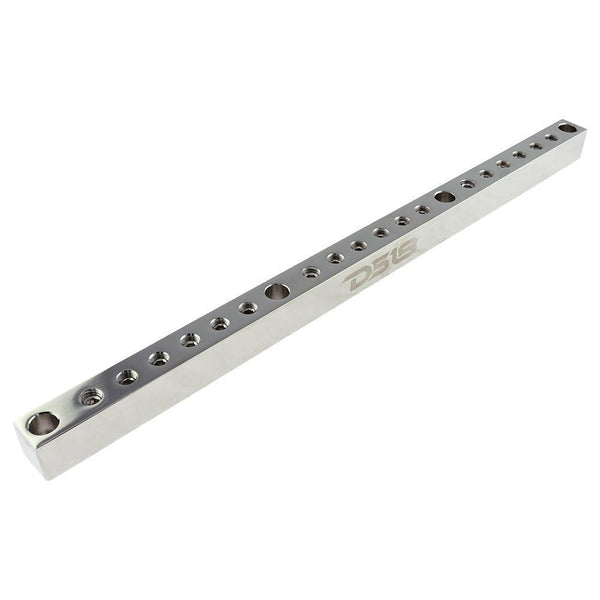 DS18 Chrome Plated Distribution Bar Block 3x 1/0-GA