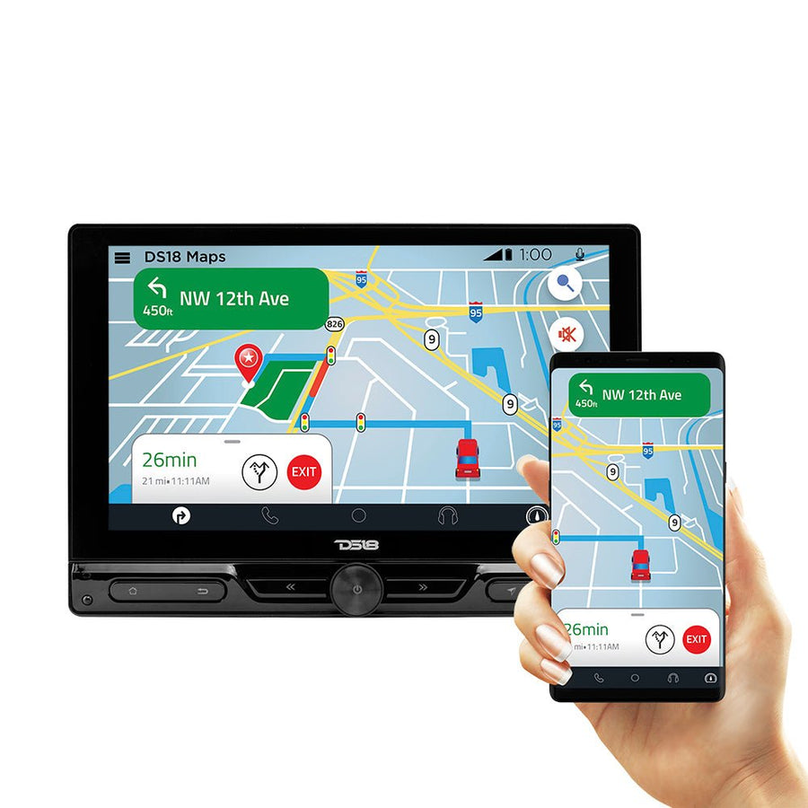 10.5" Floating Rotable Swivel Modular Touchscreen Mechless Single-DIN