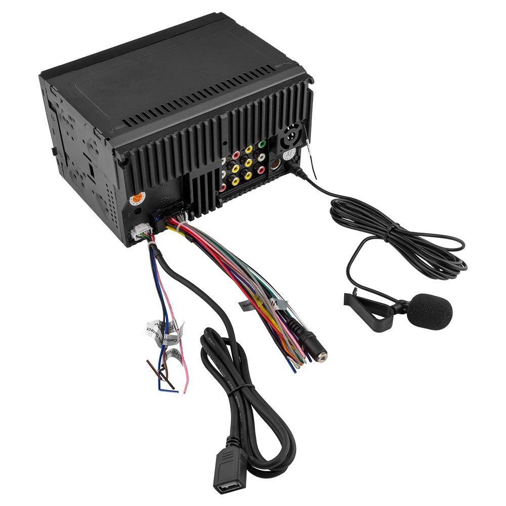 7" Touchscreen Mechless Double-DIN Headunit with Bluetooth, USB, Mirro