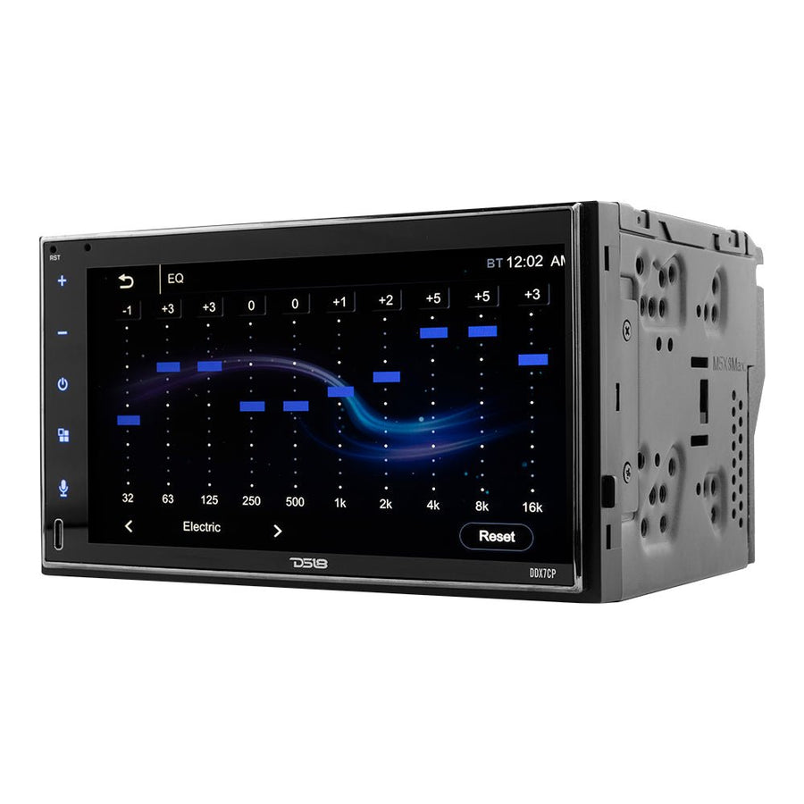 7" Touchscreen Mechless Double-DIN Headunit with Bluetooth, USB, Mirro