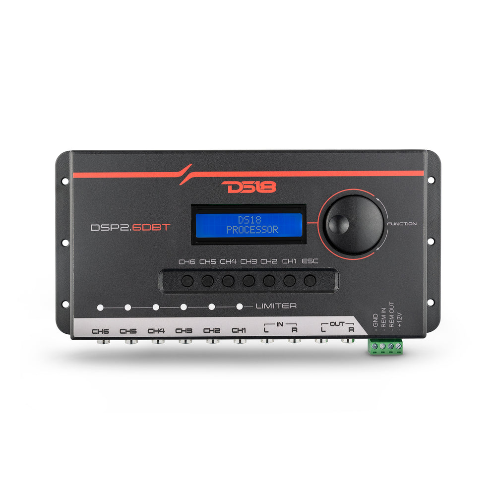 4-Channel In and 8-Channel Out Digital Sound Processor (DSP) with Blue