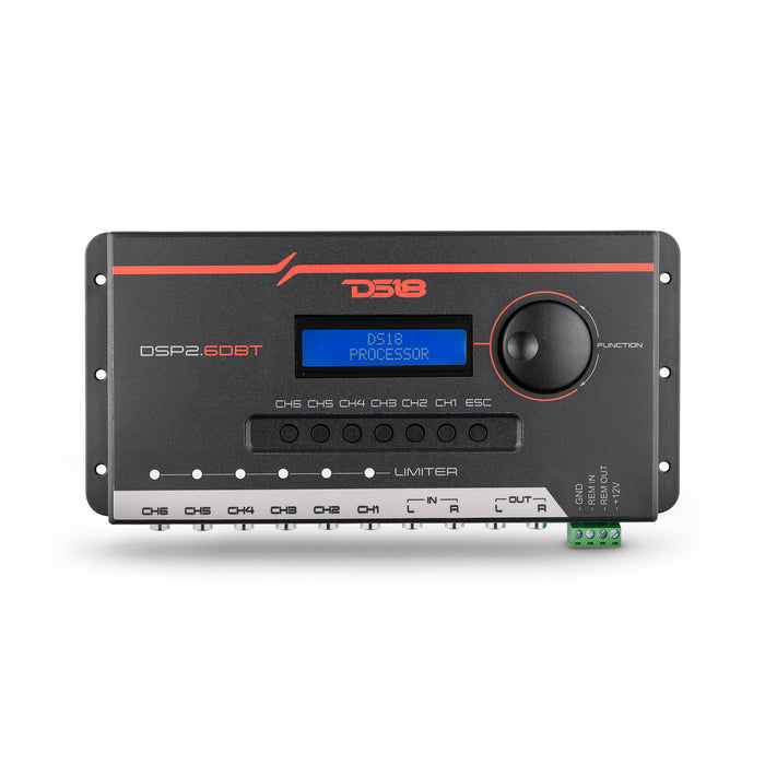 4-Channel In and 8-Channel Out Digital Sound Processor (DSP) with Blue