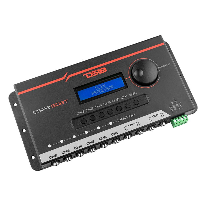 2-Channel In and 6-Channel Out Digital Sound Processor (DSP) with Blue