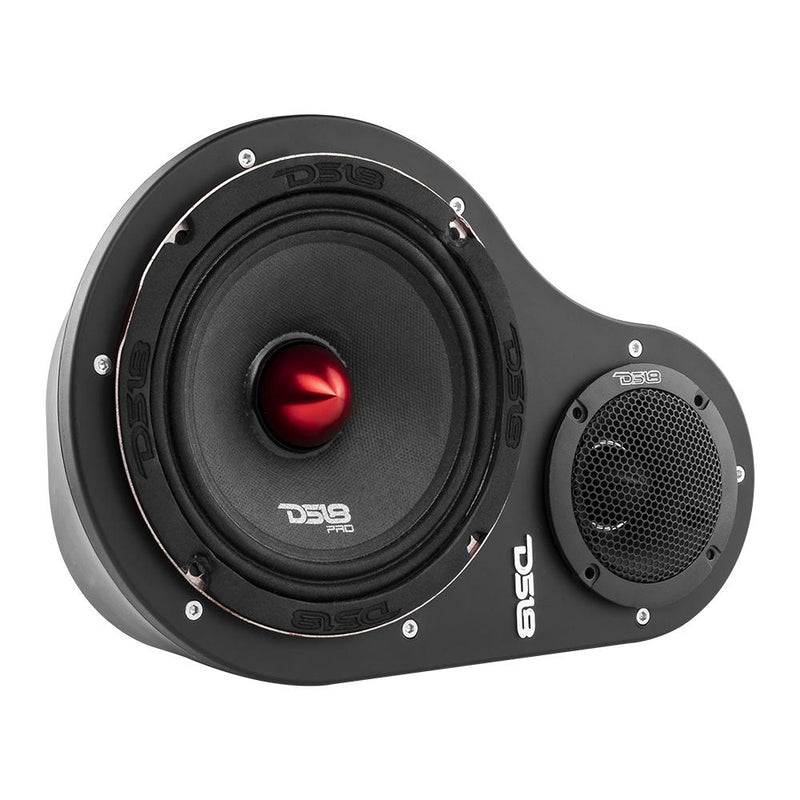 DS18 EN6P 2-Way 6" Universal Kick Panel Pod 1 X 6.5" Speaker and 1 x 3. ...