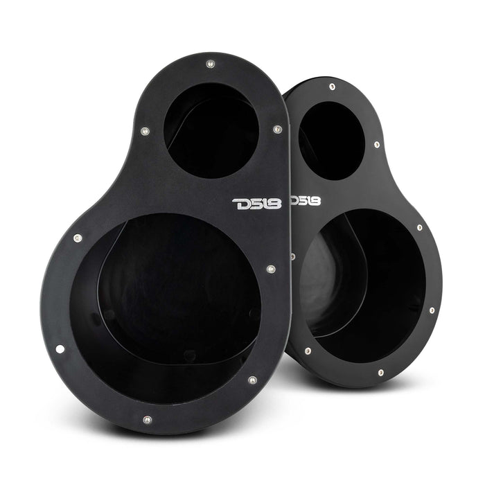 DS18 EN6P 2-Way 6" Universal Kick Panel Pod 1 X 6.5" Speaker and 1 x 3. ...