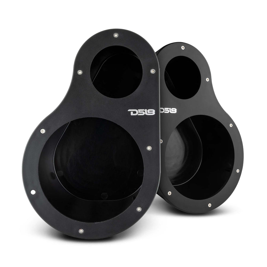 DS18 EN6P 2-Way 6" Universal Kick Panel Pod 1 X 6.5" Speaker and 1 x 3. ...