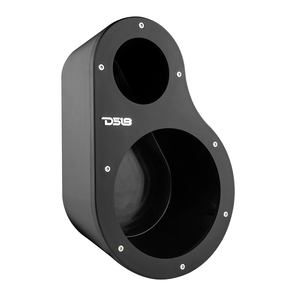 DS18 EN6P 2-Way 6" Universal Kick Panel Pod 1 X 6.5" Speaker and 1 x 3. ...