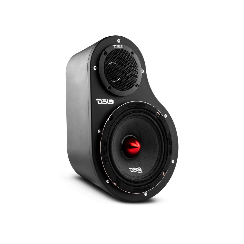 DS18 EN6P 2-Way 6" Universal Kick Panel Pod 1 X 6.5" Speaker and 1 x 3. ...