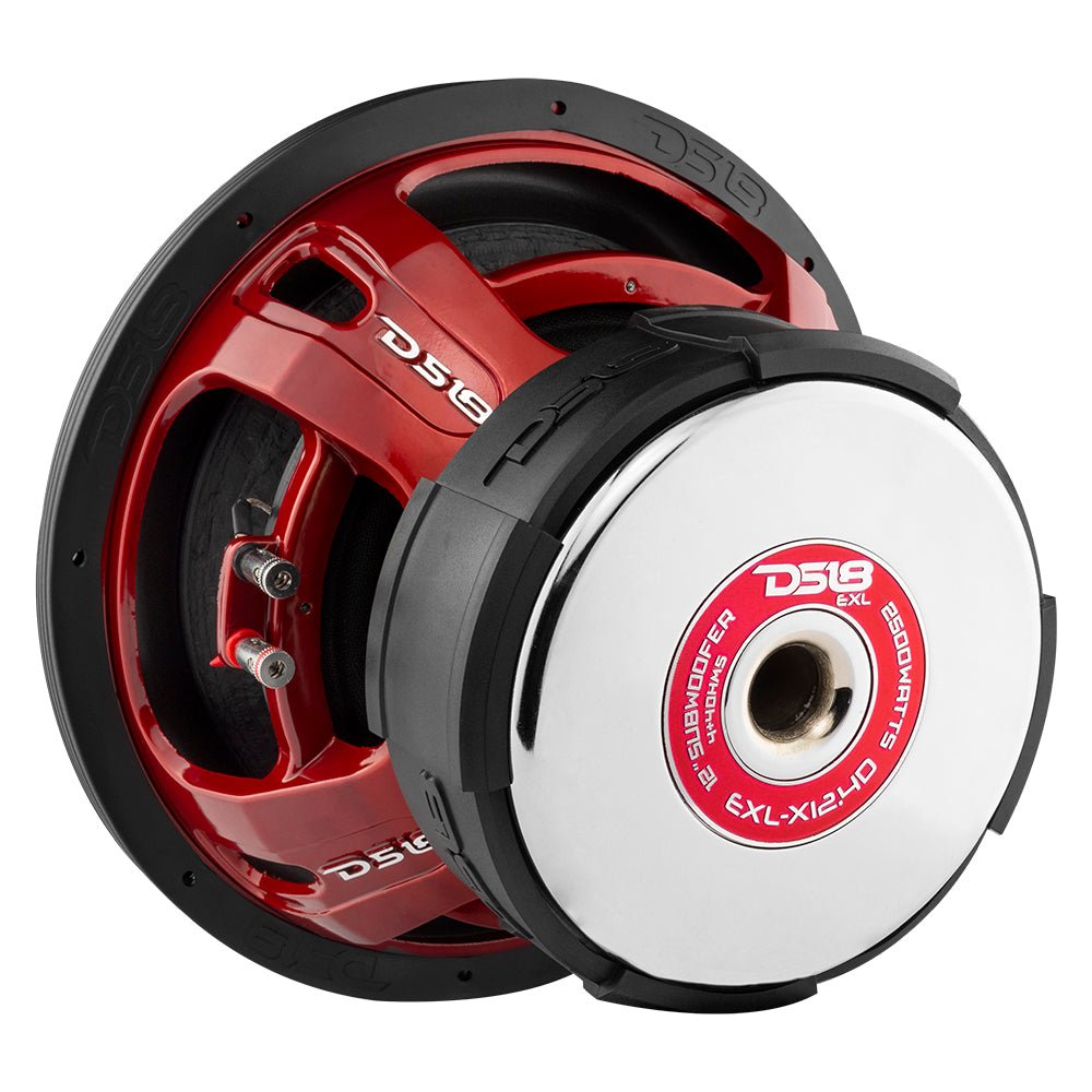 DS18 EXL-X12.4D 12" Subwoofer 2500 Watts 4-Ohm DVC audio subwoofers