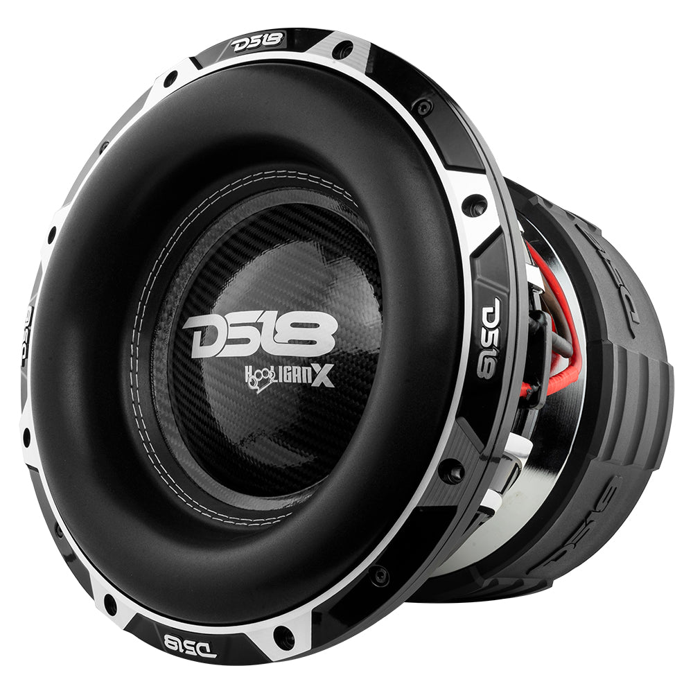 DS18 HOOLIGAN X Black Frame, High Excursion 12" audio Subwoofer 4000 ...
