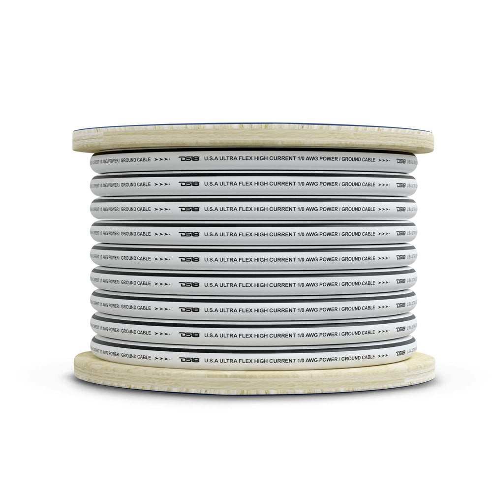 DS18 HYDRO Marine Tinned Grade OFC Power Wire 4-GA 50 Feet