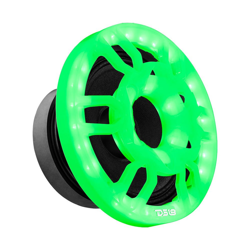 DS18 PRO-GRILL8RGB Universal 8" Speaker Grill Cover With RGB LED Lights ...