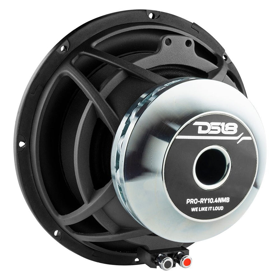 DS18 PRO-RY10.4NMB 10" Mid-Bass/ Woofer Carbon Fiber Water Resistant