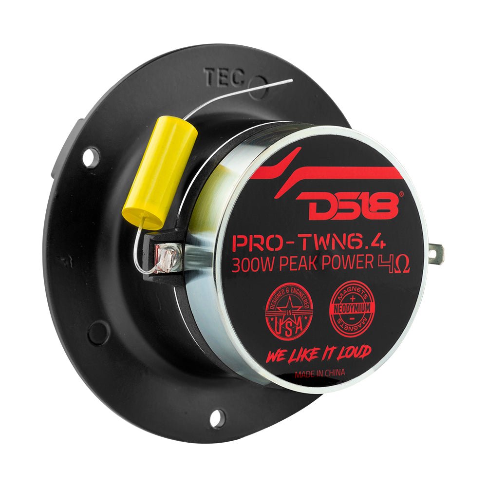 4" High Compression Neodymium Tweeter | 150W RMS 1.25 " Polyimide 4-Oh