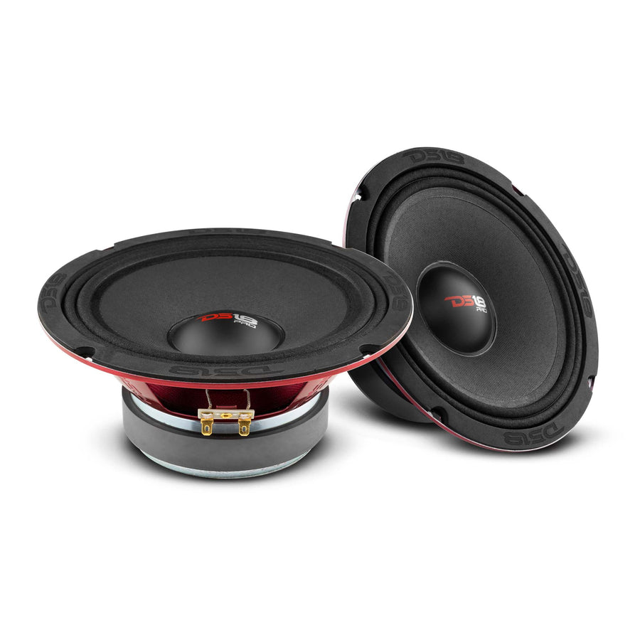 DS18 PRO-X8M 8" Mid-Range Loudspeaker 550 Watts 8-Ohm car audio stereo speakers. 550 8.