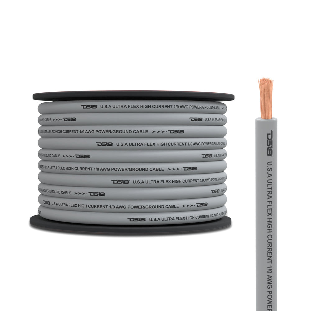 DS18 1/0-GA Ultra Flex CCA Ground Power Cable 50 Feet