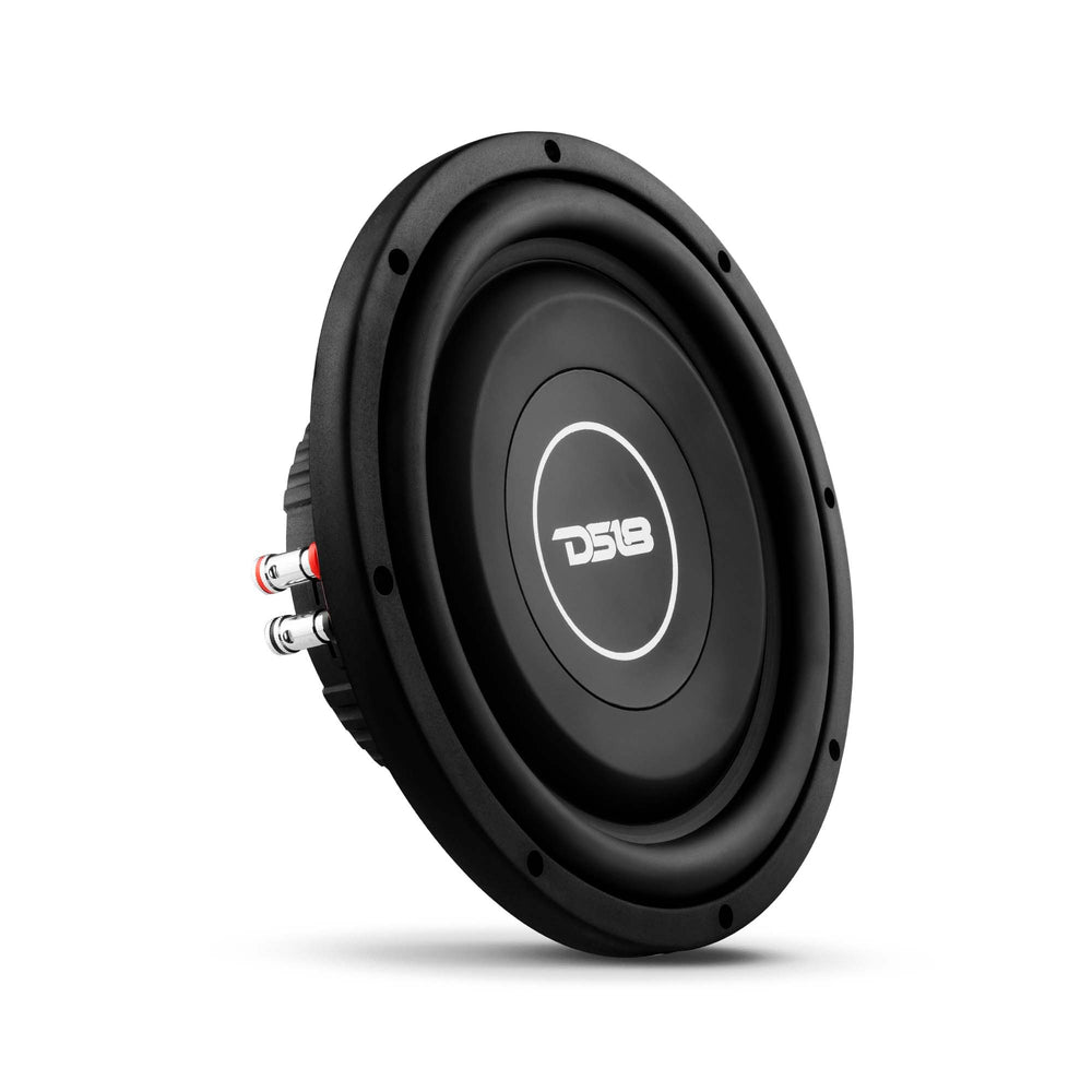 DS18 SRW10.4D Shallow 10" Subwoofer 400 Watts 4-Ohm DVC audio subwoofers
