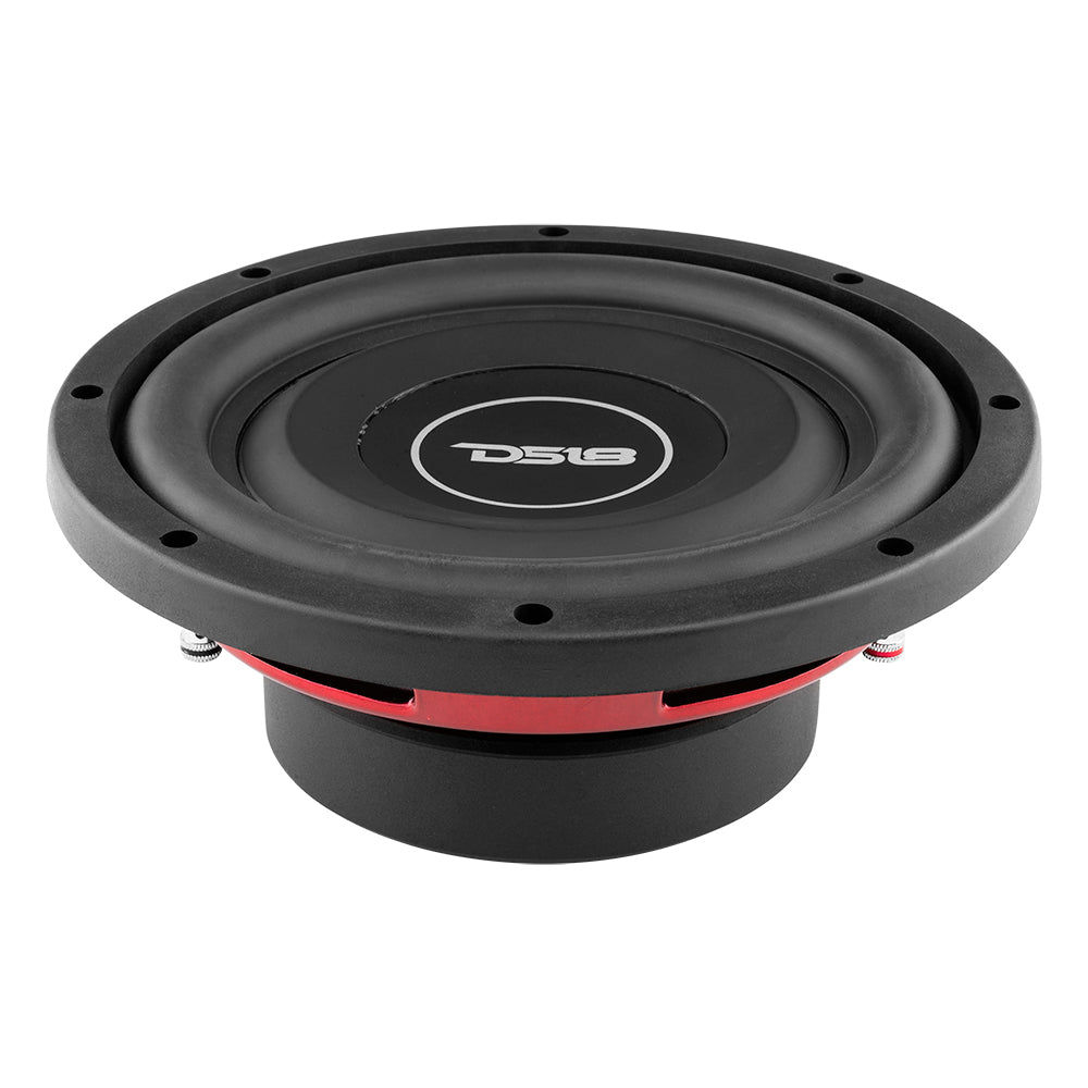 DS18 SRW8.4D Shallow 8" Subwoofer 300 Watts 4-Ohm DVC audio subwoofers ...