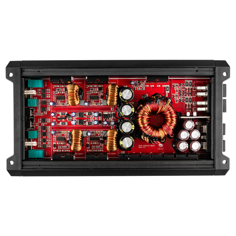 Class D 4-Channel Full-Range Car Amplifier 275 x 4 RMS @4 OHM 4000 Wat