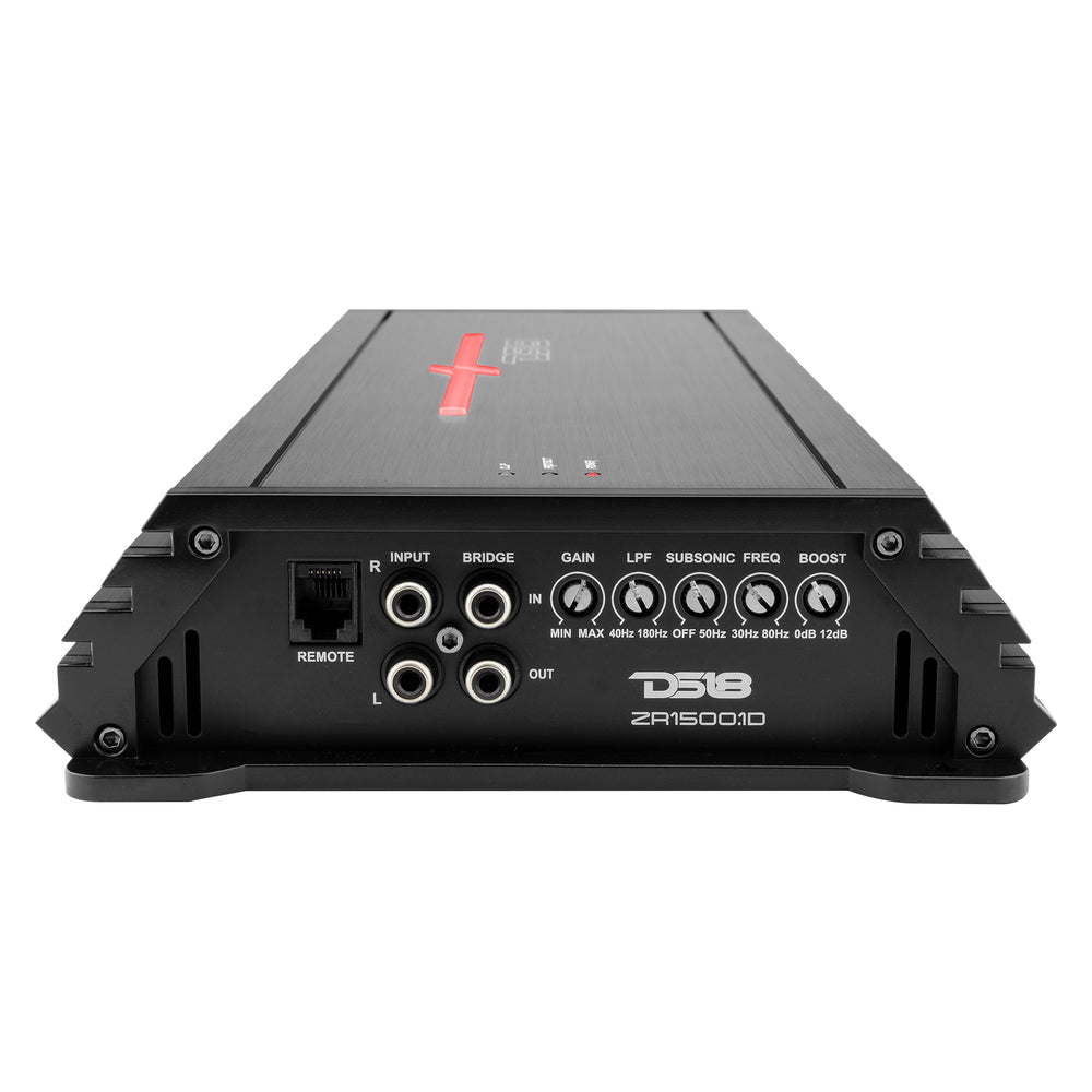 ZR 1-Channel Class D Amplifier 1500 Watts Rms @ 1-Ohm