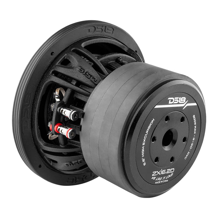 ZXI 6.5" High Excursion Subwoofer Quad Stacked Magents 300 Watts Rms D